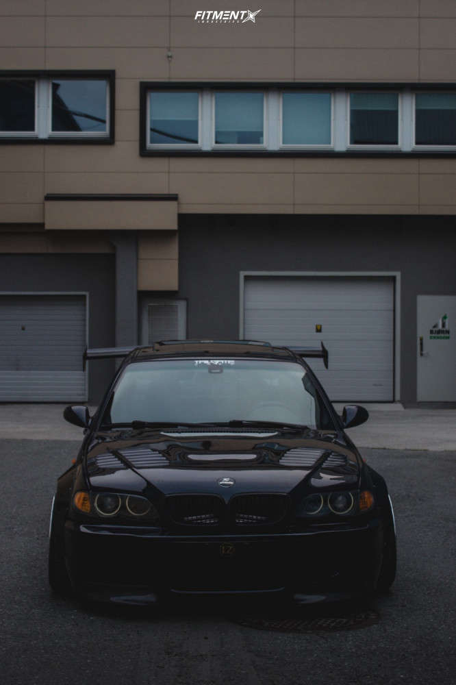 2003 BMW 330i Base with 18x10.5 OZ Racing Futura and Hankook 215x35 on ...