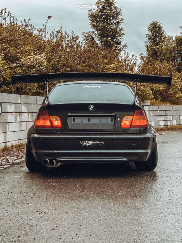 2003 BMW 330i Base with 18x10.5 OZ Racing Futura and Hankook 215x35 on ...