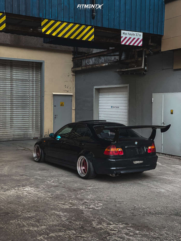 2003 BMW 330i Base with 18x10.5 OZ Racing Futura and Hankook 215x35 on ...