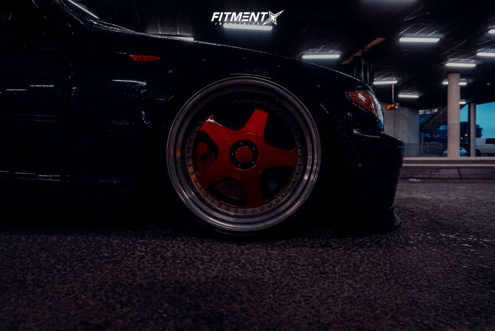 2003 BMW 330i Base with 18x10.5 OZ Racing Futura and Hankook 215x35 on ...