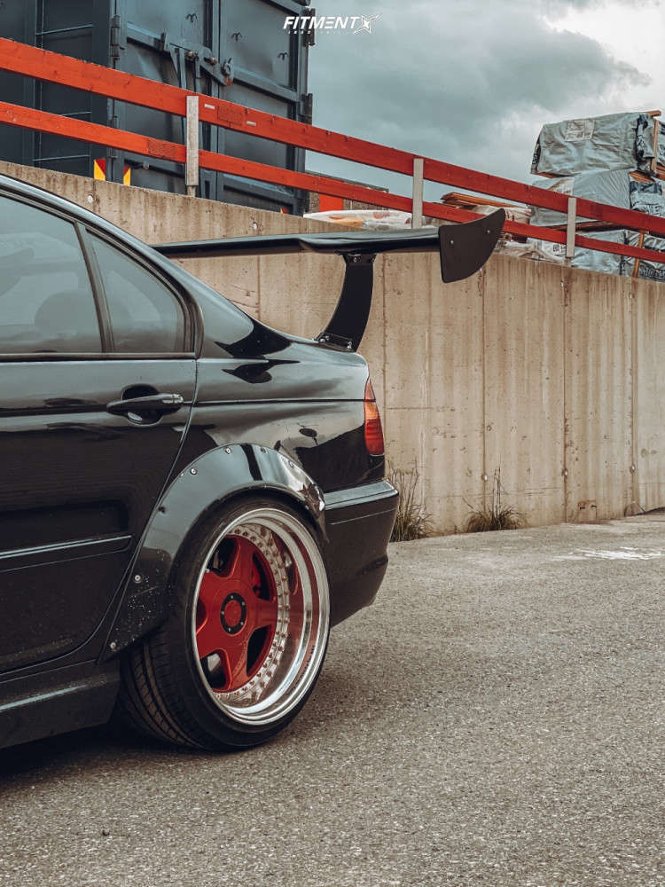 2003 BMW 330i Base with 18x10.5 OZ Racing Futura and Hankook 215x35 on ...