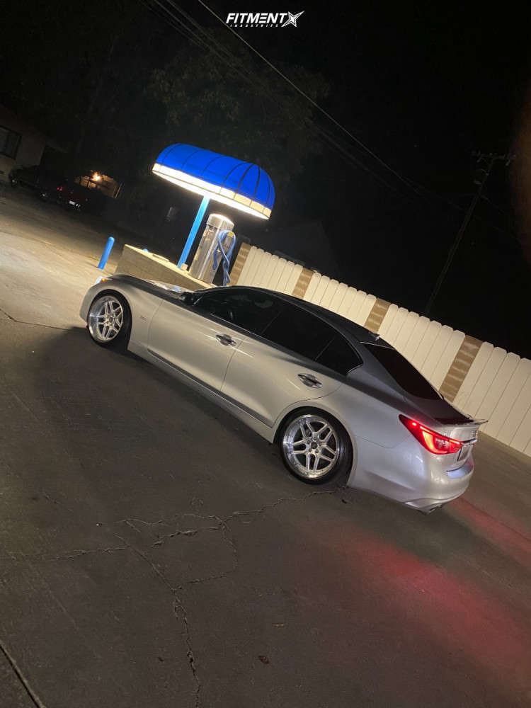 2019 INFINITI Q50 Luxe with 19x10.5 ESR Cs15 and Continental 235x40 on ...