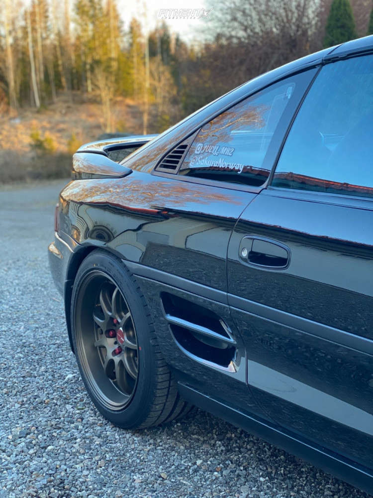 1991 Toyota MR2 Base with 17x8.5 Work Emotion D9r and Falken 235x40 on ...