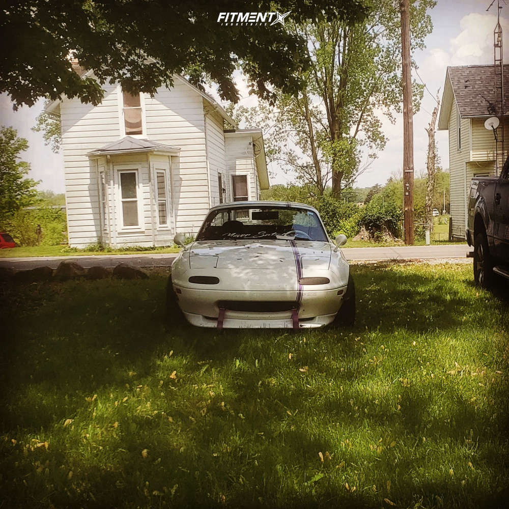 1991 Mazda Miata Base with 15x8 MST Time Attack and Nankang 185x65 on ...