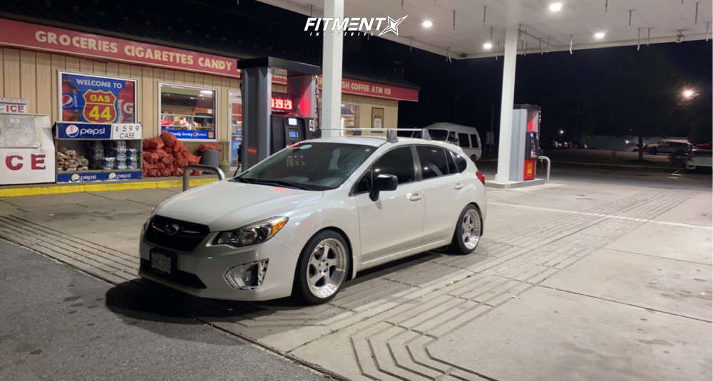 2014 Subaru Impreza Base with 18x8.5 ESR Sr02 and Westlake 225x40 on Coilovers | 1792875 ...