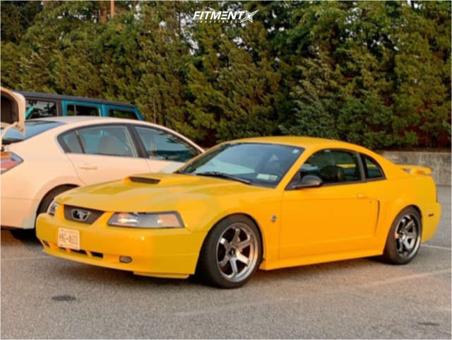 2004 Ford Mustang GT with 18x10.5 AVID1 AV6 and Vercelli 255x40 on ...