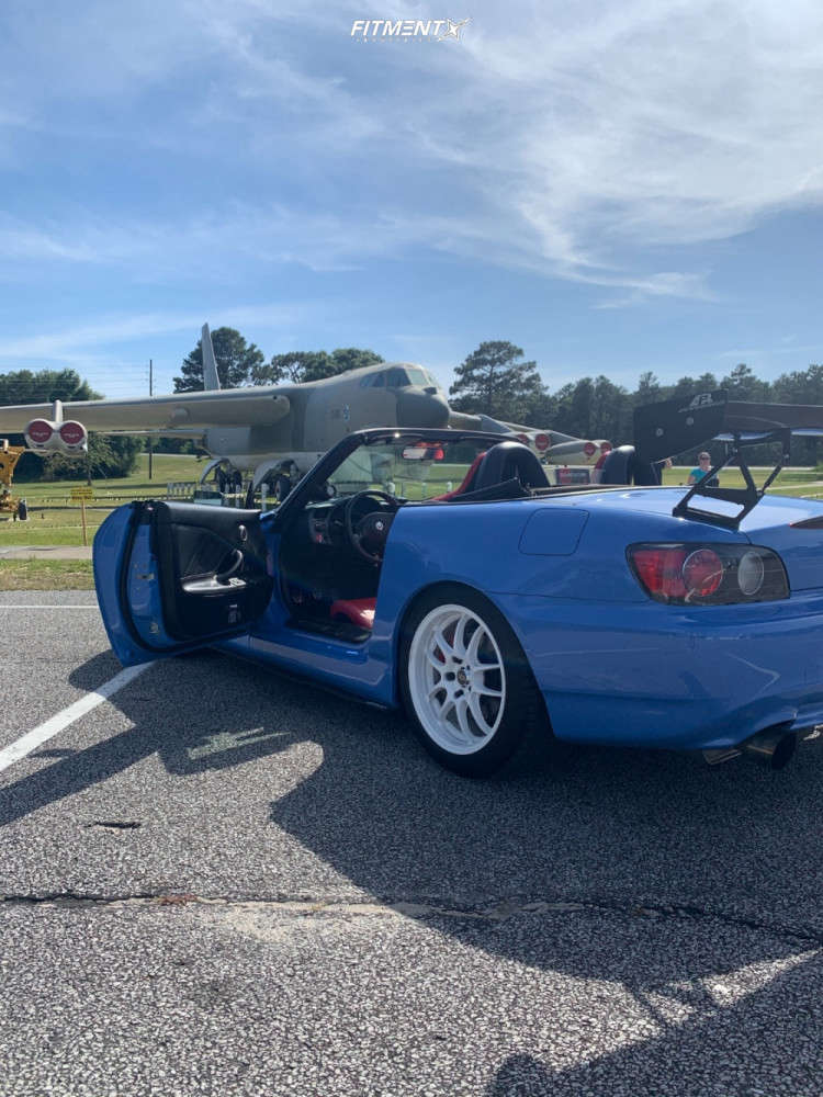 2002 Honda S2000 Base with 17x7 Enkei PF01 and Michelin 225x45 on ...