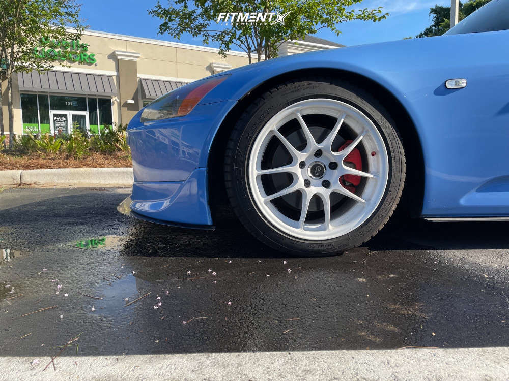 2002 Honda S2000 Base with 17x7 Enkei PF01 and Michelin 225x45 on Coilovers | 1794160 | Fitment ...