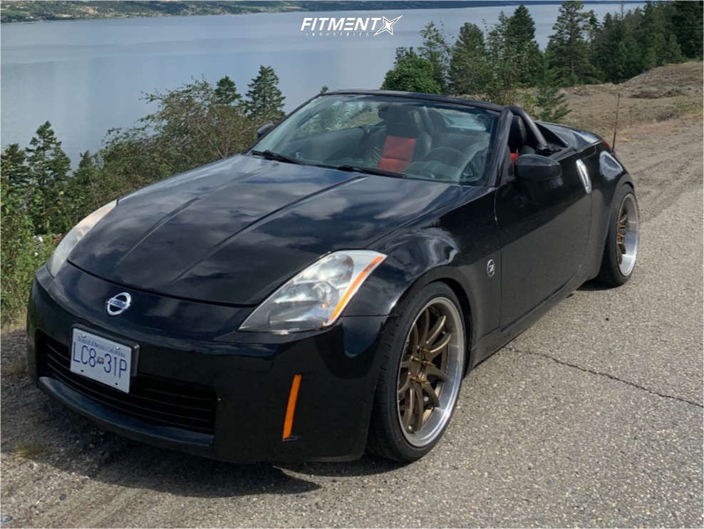 2003 Nissan 350Z Touring with 19x9.5 Aodhan Ds02 and Nitto 235x35 on ...
