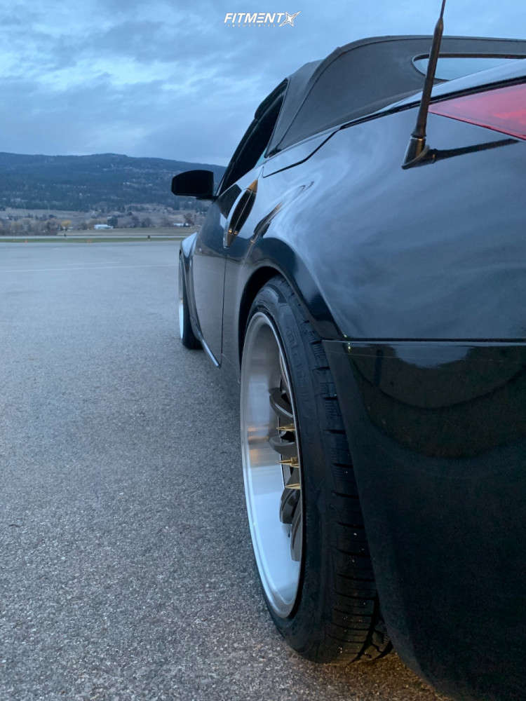 2003 Nissan 350Z Touring with 19x9.5 Aodhan Ds02 and Nitto 235x35 on ...