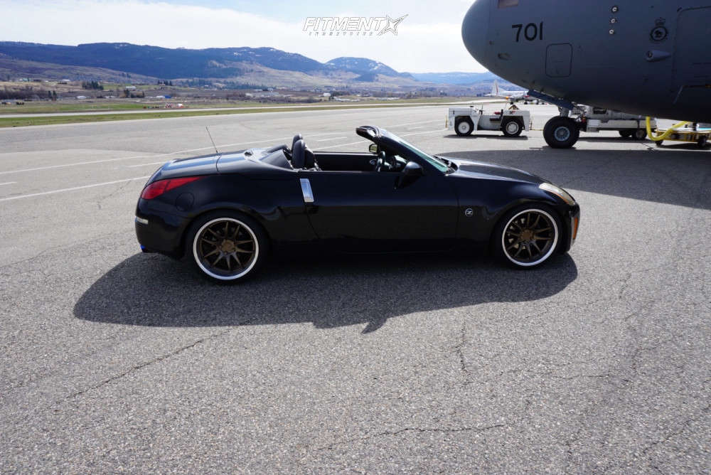 2003 Nissan 350Z Touring with 19x9.5 Aodhan Ds02 and Nitto 235x35 on ...