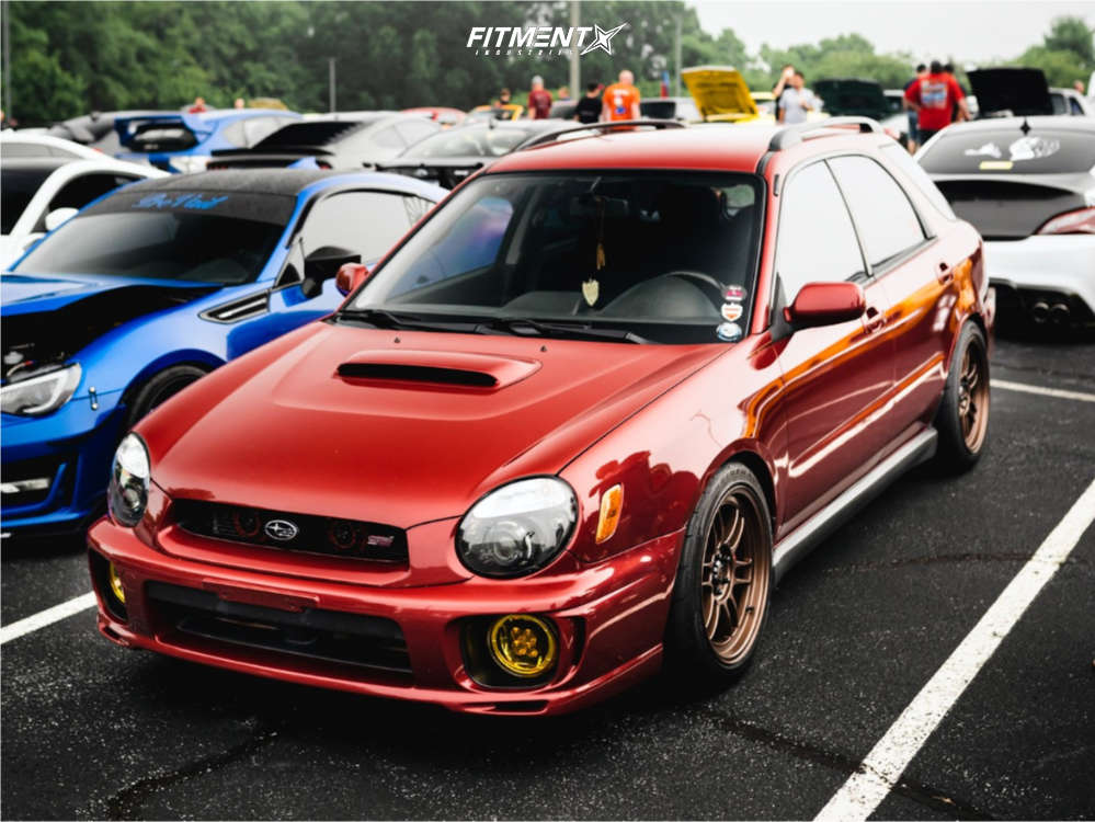 2002 Subaru WRX WRX with 17x9 Enkei Rpf1 and Firestone 245x40 on Coilovers | 1796022 | Fitment ...