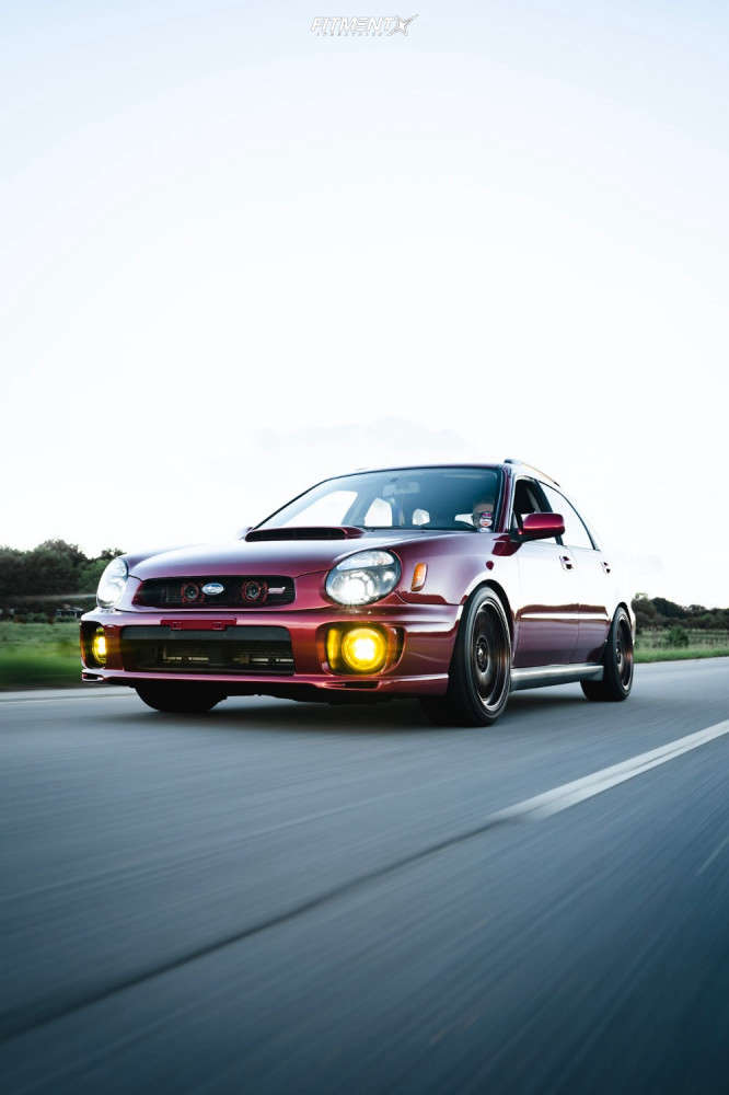 2002 Subaru WRX WRX with 17x9 Enkei Rpf1 and Firestone 245x40 on Coilovers | 1796022 | Fitment ...