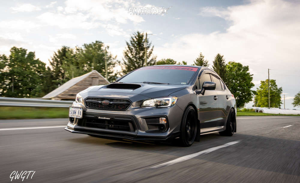 2020 Subaru WRX Base with 18x9.5 AVID1 AV20 and Dunlop 255x35 on ...