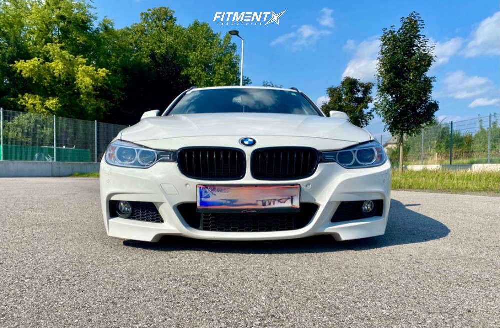 2013 BMW 320i XDrive Base with 20x8.5 Japan Racing Jr30 and Nankang ...