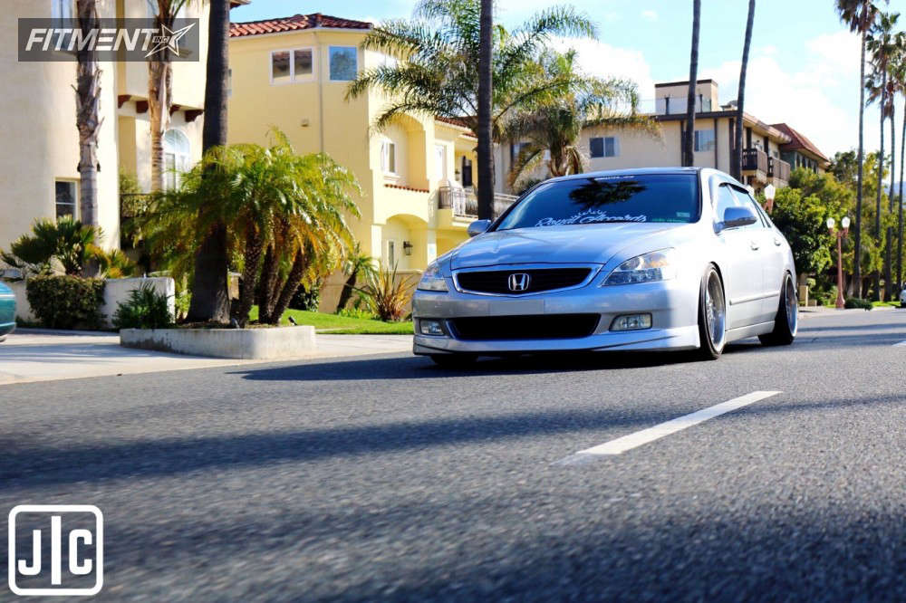 2006 Honda Accord LX with 18x8.5 Work Equip E05 and Nitto 215x40 on ...