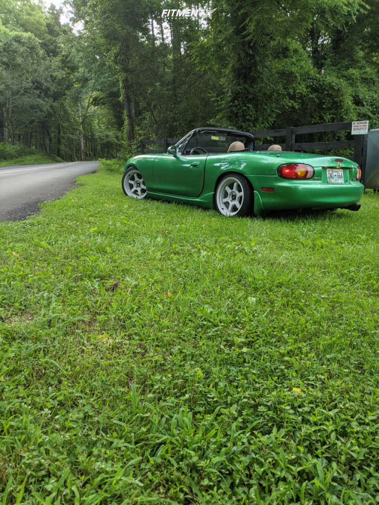 2000 Mazda MX-5 Miata Base with 16x8 MST Time Attack and Haida 195x45 ...