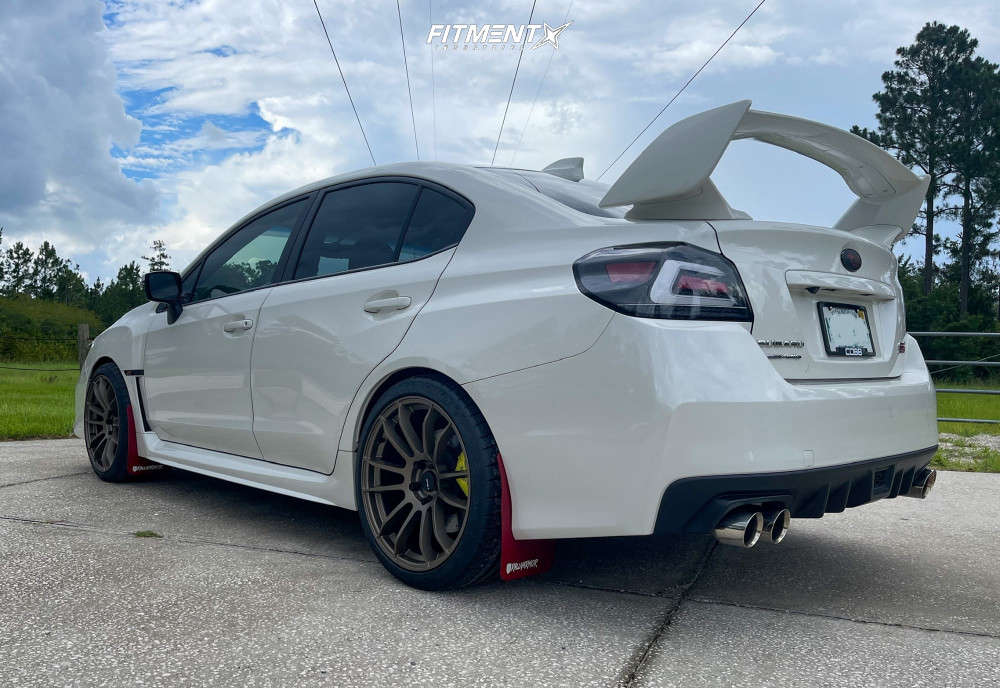 2018 Subaru WRX STI Base with 19x9.5 AVID1 AV20 and Michelin 255x35 on ...