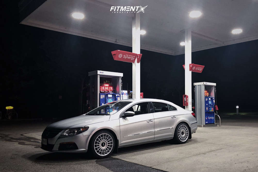 2012 Volkswagen CC Lux with 18x8.5 Rotiform Las-r and Firestone 235x40 ...