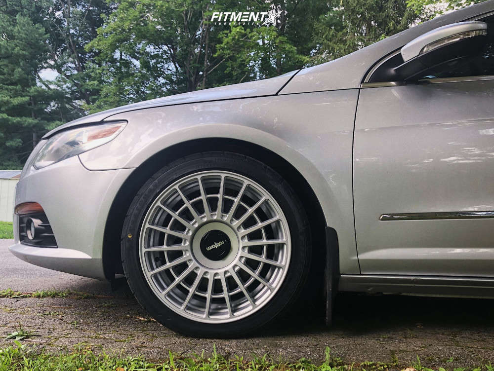 2012 Volkswagen CC Lux with 18x8.5 Rotiform Las-r and Firestone 235x40 ...