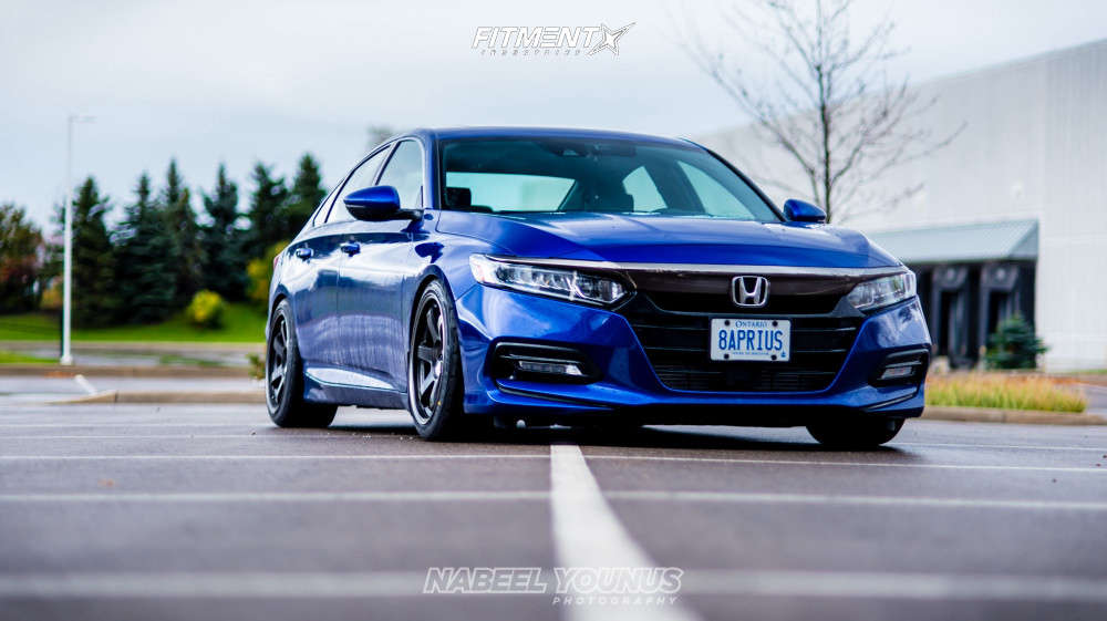 2018 Honda Accord Sport with 18x10 Rays Engineering Te37 and Firestone ...