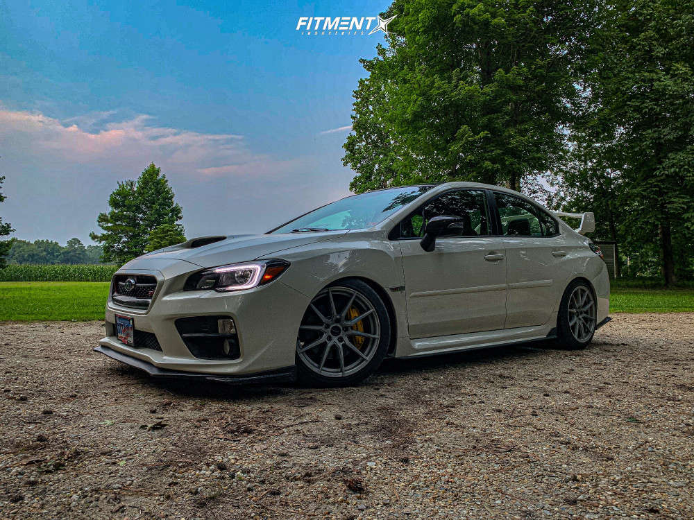 2017 Subaru WRX STI Limited with 18x9.5 Rosenstein Delta and Yokohama ...