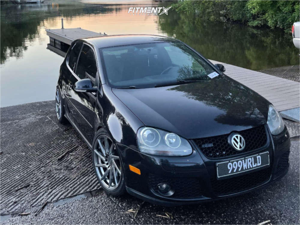 2008 Volkswagen GTI Base with 18x8.5 F1R F29 and Hankook 235x35 on ...
