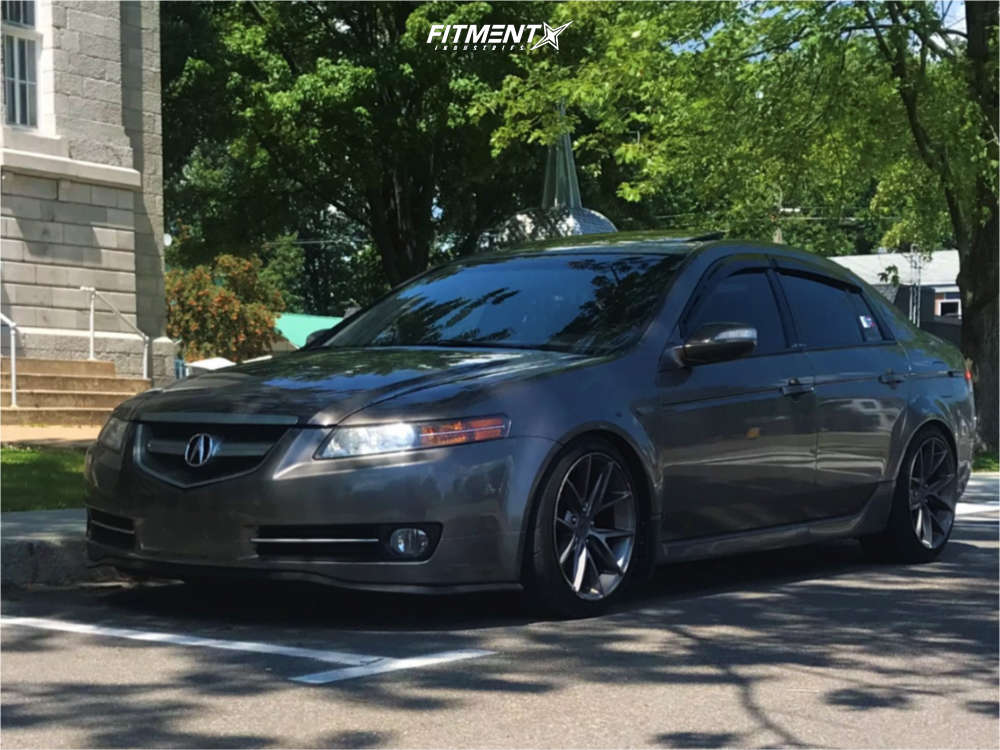 2008 Acura TL Base with 18x9.5 Niche Misano and Firestone 245x45 on ...