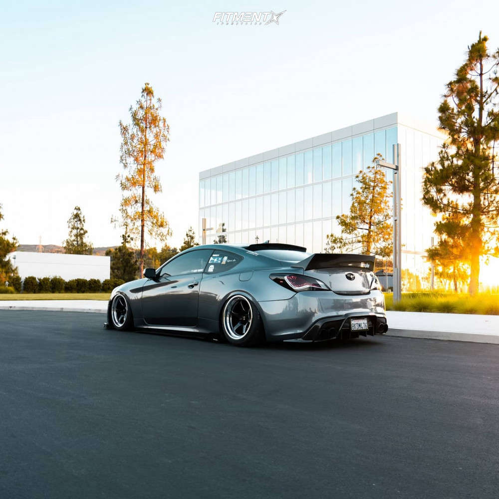 2015 Hyundai Genesis Coupe 3.8 R-Spec with 18x9.5 Cosmis Racing Xt-006r ...