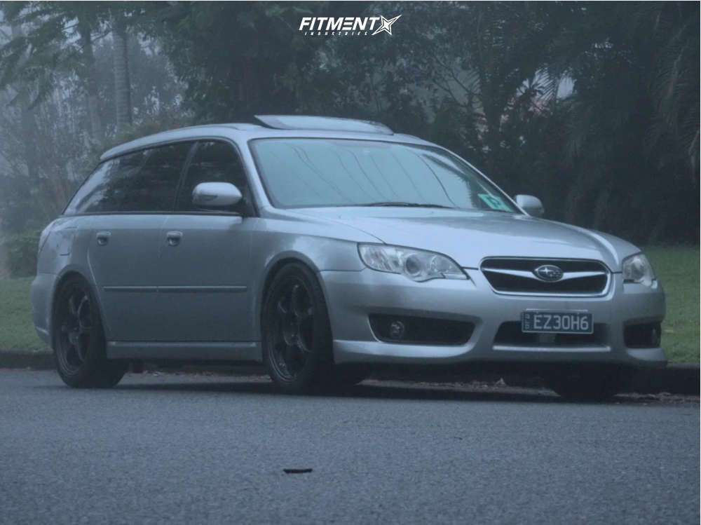 2007 Subaru Legacy GT spec.B with 18x8.5 SSR Type C and Michelin 235x40 ...