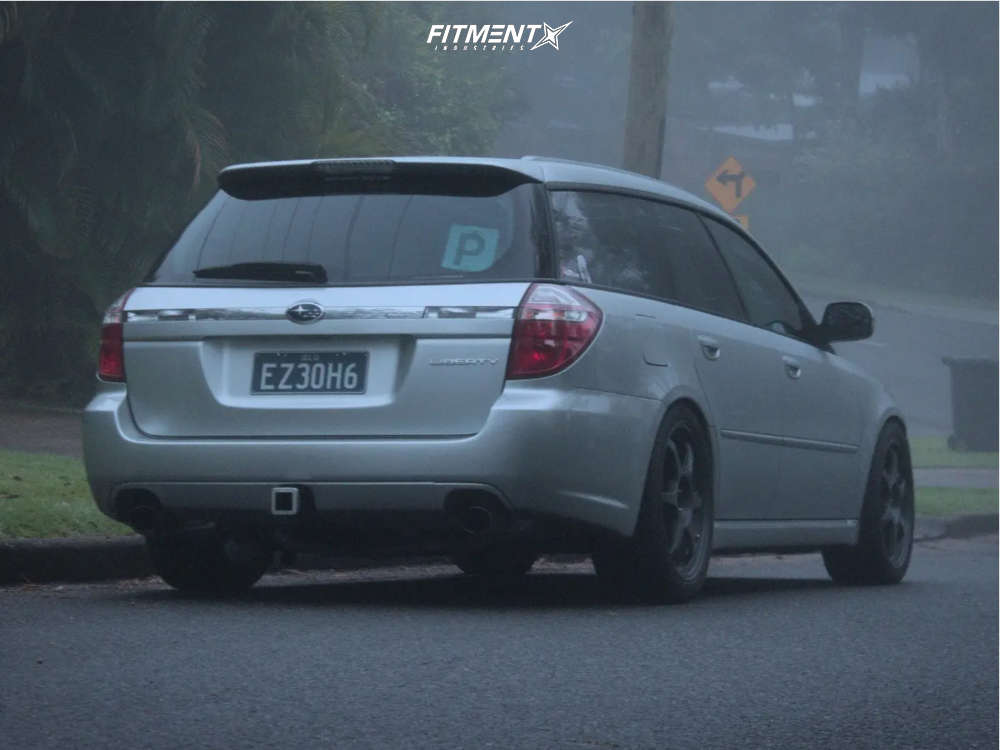 2007 Subaru Legacy GT spec.B with 18x8.5 SSR Type C and Michelin 235x40 ...