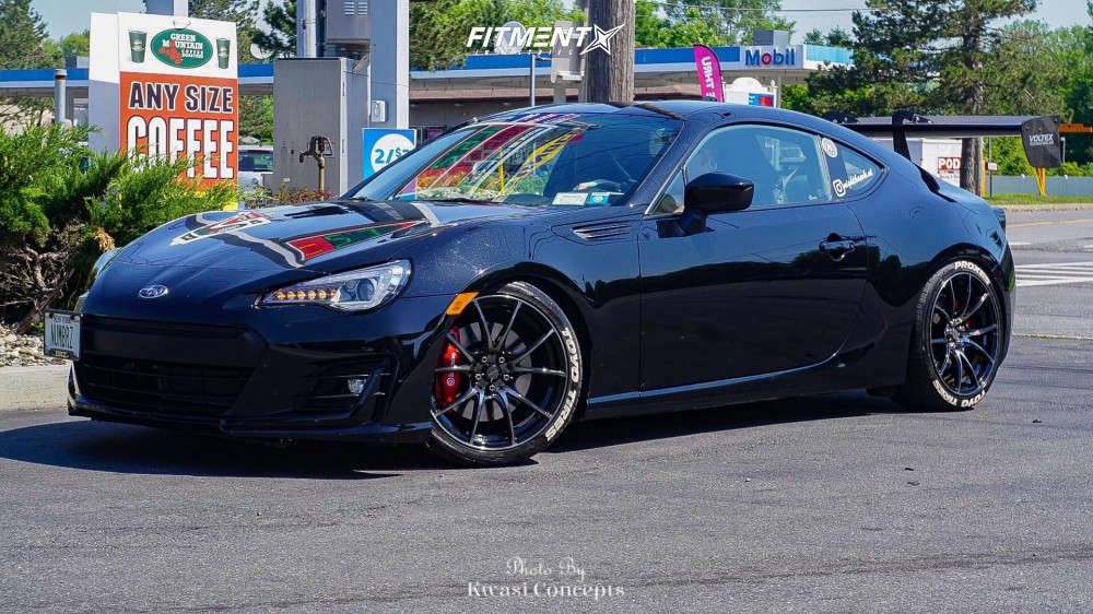 2019 Subaru BRZ Limited with 18x8.5 WedsSport Sa-10r and Toyo Tires 245x35 on Coilovers ...