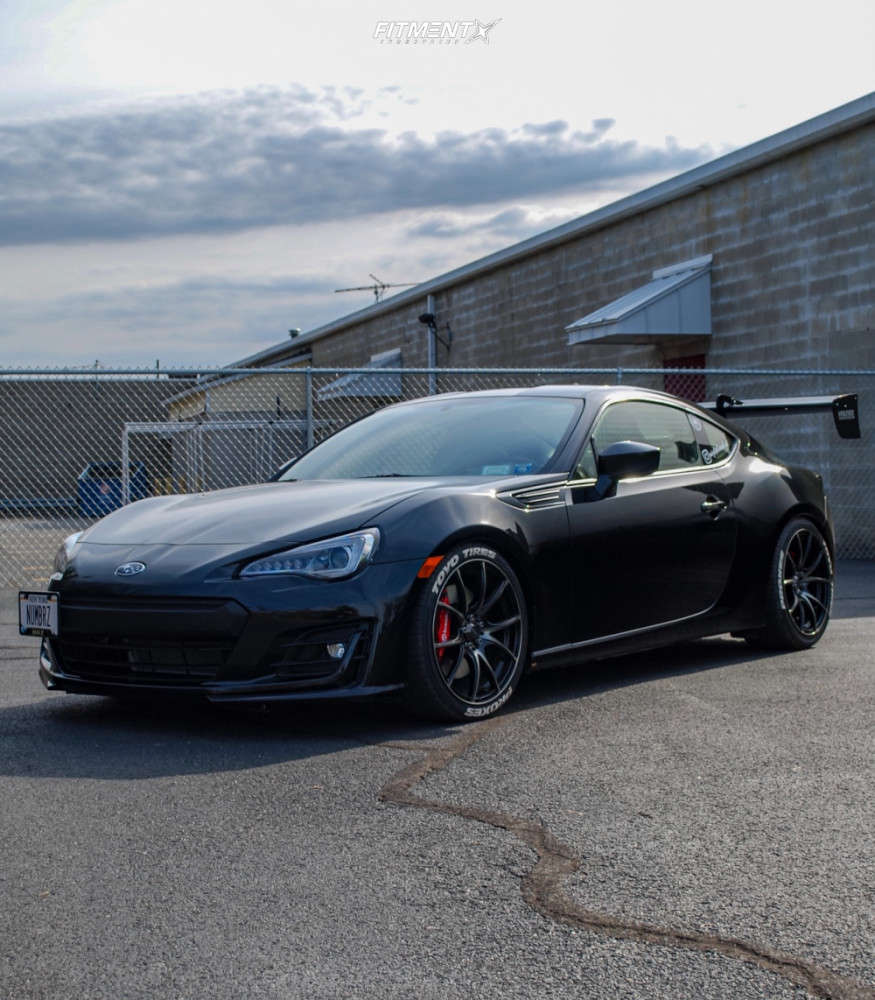 2019 Subaru BRZ Limited with 18x8.5 WedsSport Sa-10r and Toyo Tires 245x35 on Coilovers ...