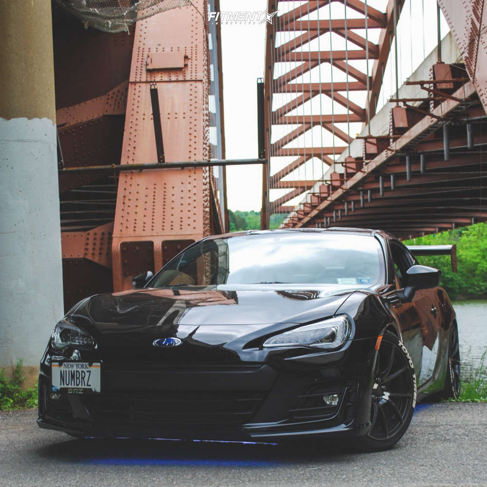 2019 Subaru BRZ Limited with 18x8.5 WedsSport Sa-10r and Toyo Tires 245x35 on Coilovers ...