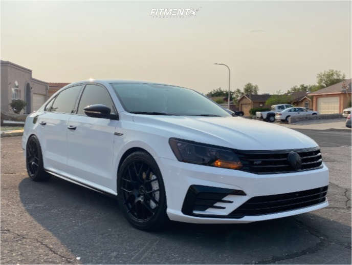 2017 Volkswagen Passat R-Line with 19x8 Enkei Raijin and Cooper 235x30 ...