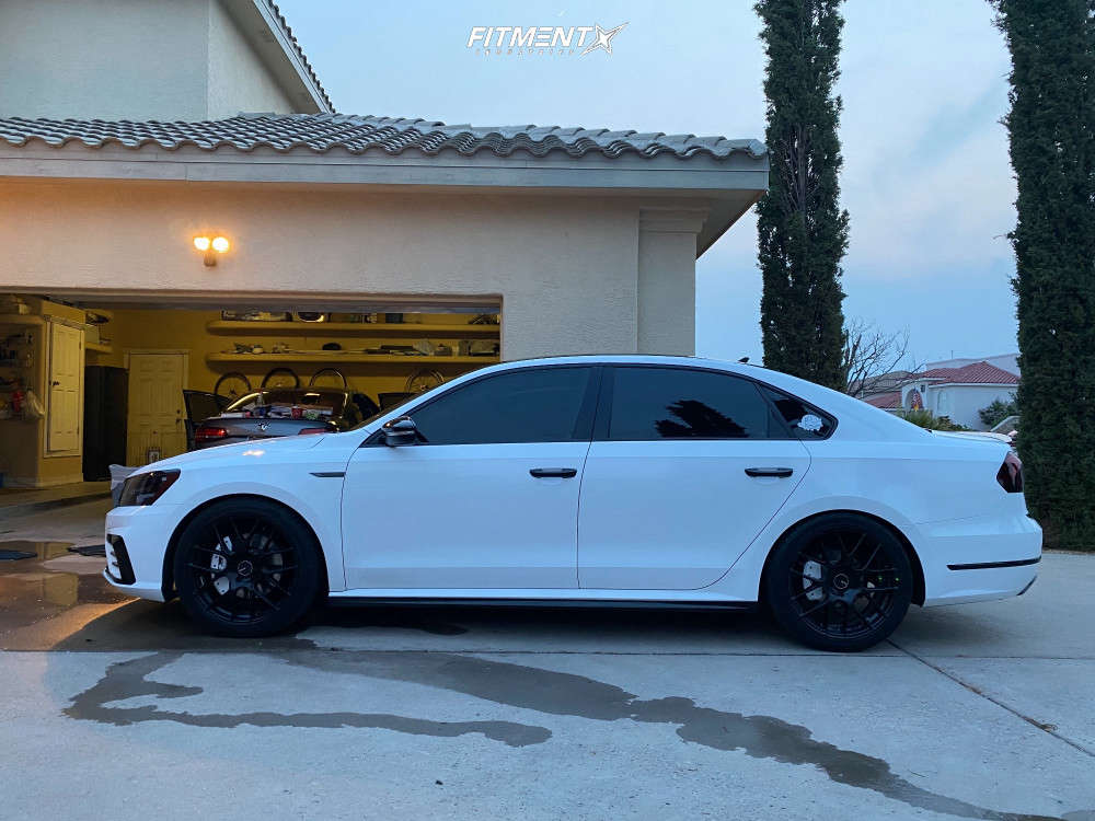 2017 Volkswagen Passat R-Line with 19x8 Enkei Raijin and Cooper 235x30 ...
