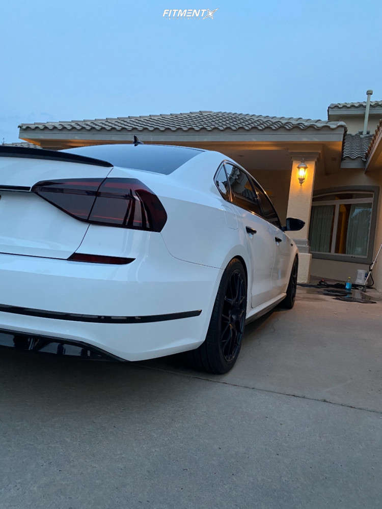 2017 Volkswagen Passat R-Line with 19x8 Enkei Raijin and Cooper 235x30 ...