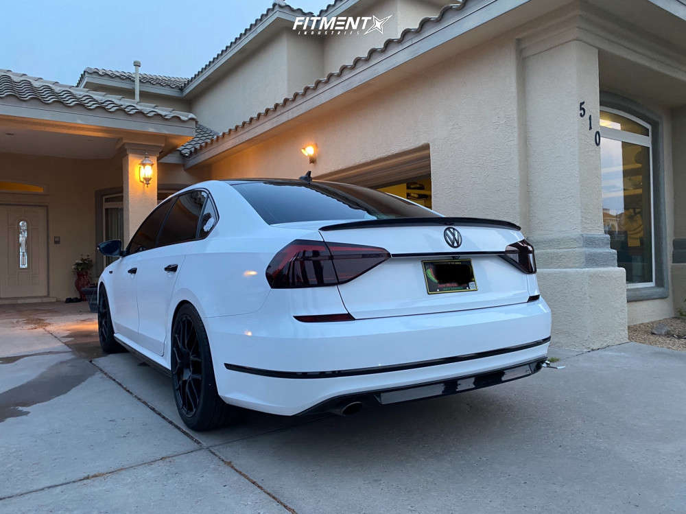 2017 Volkswagen Passat R-Line with 19x8 Enkei Raijin and Cooper 235x30 ...