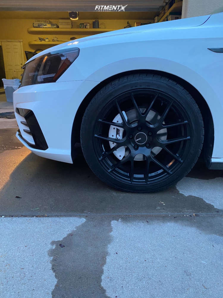 2017 Volkswagen Passat R-Line with 19x8 Enkei Raijin and Cooper 235x30 ...