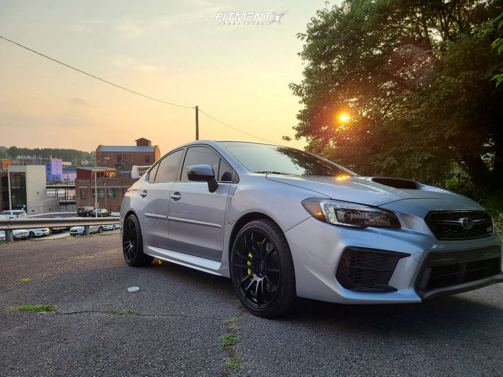 2020 Subaru WRX STI Base with 19x8.5 AVID1 AV20 and Yokohama 245x35 on ...