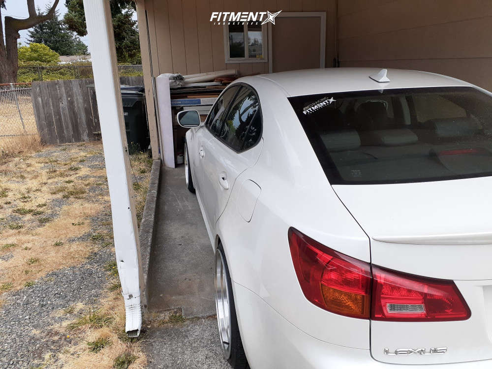 2008 Lexus IS250 4dr Sedan (2.5L 6cyl 6A) with 19x9.5 Aodhan Ah02 and ...