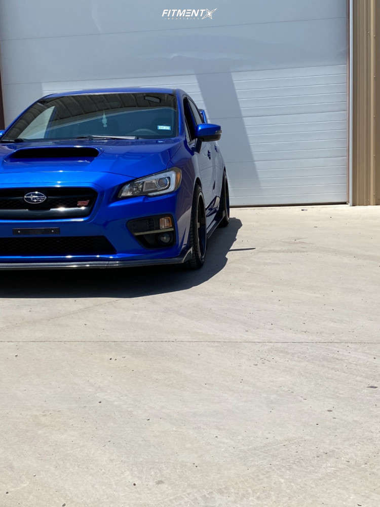 2017 Subaru WRX STI Limited with 18x9.5 Aodhan Ah08 and Continental ...