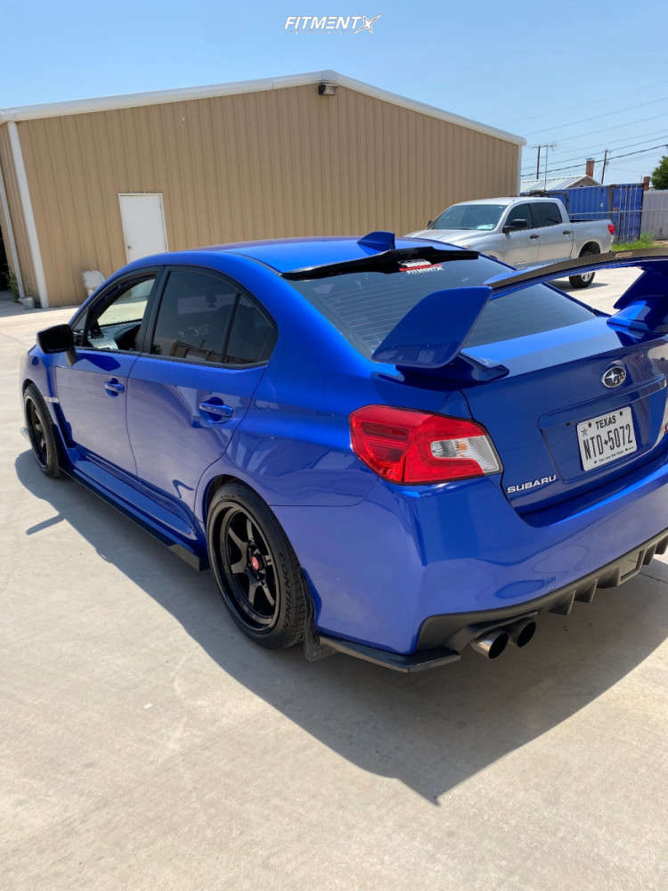 2017 Subaru WRX STI Limited with 18x9.5 Aodhan Ah08 and Continental ...