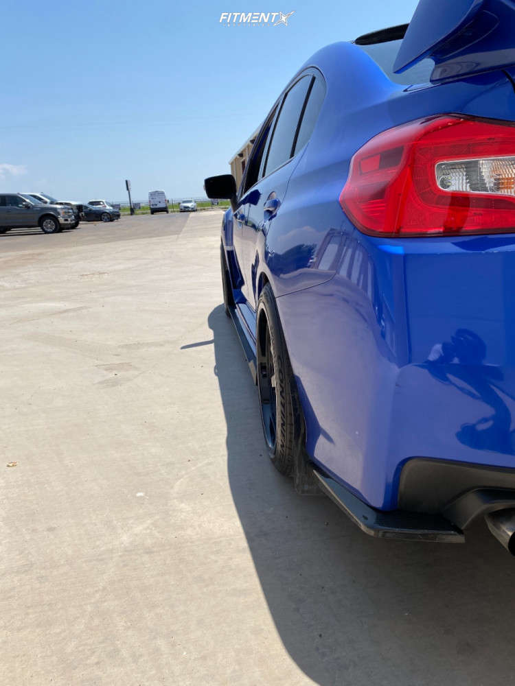 2017 Subaru WRX STI Limited with 18x9.5 Aodhan Ah08 and Continental 245x40 on Stock Suspension ...