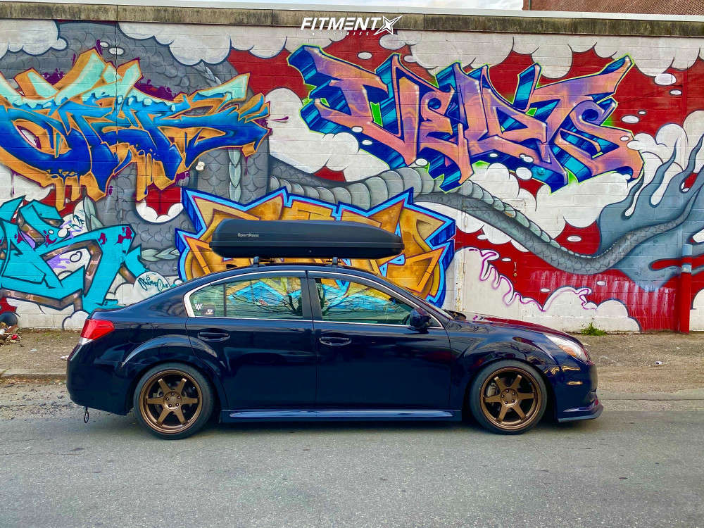 2014 Subaru Legacy 2.5i Premium with 18x9.5 ESR Sr07 and Nitto 225x40 ...