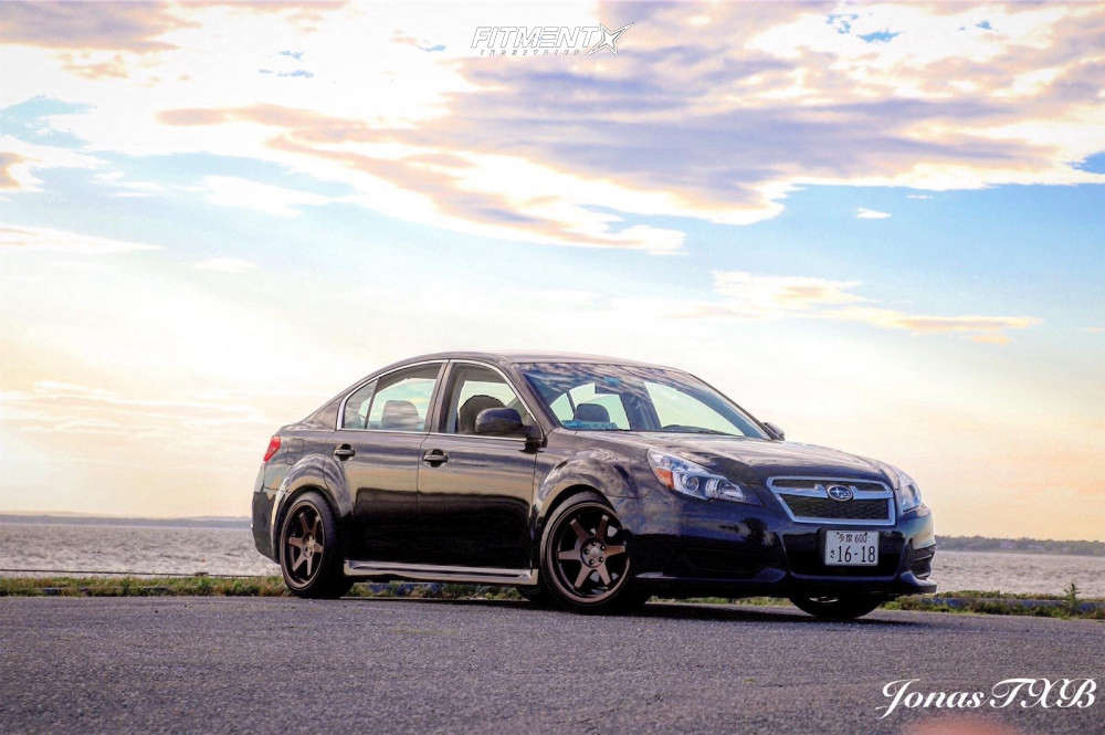 2014 Subaru Legacy 2.5i Premium with 18x9.5 ESR Sr07 and Nitto 225x40 ...