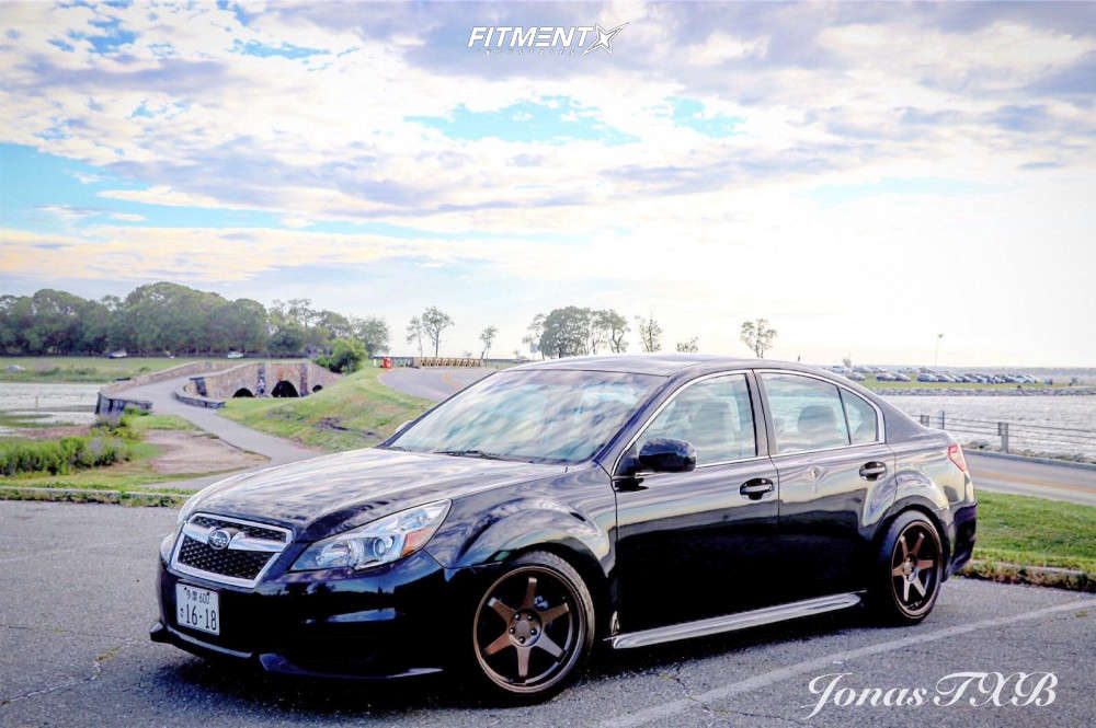 2014 Subaru Legacy 2.5i Premium with 18x9.5 ESR Sr07 and Nitto 225x40 ...
