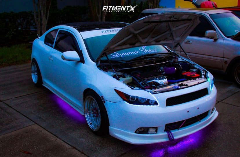 2008 Scion TC Base with 17x9.5 JNC 005 and Velozza 225x45 on Coilovers ...