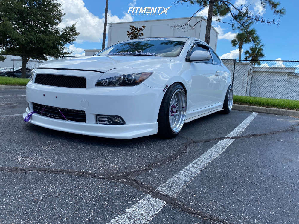 2008 Scion TC Base with 17x9.5 JNC 005 and Velozza 225x45 on Coilovers ...