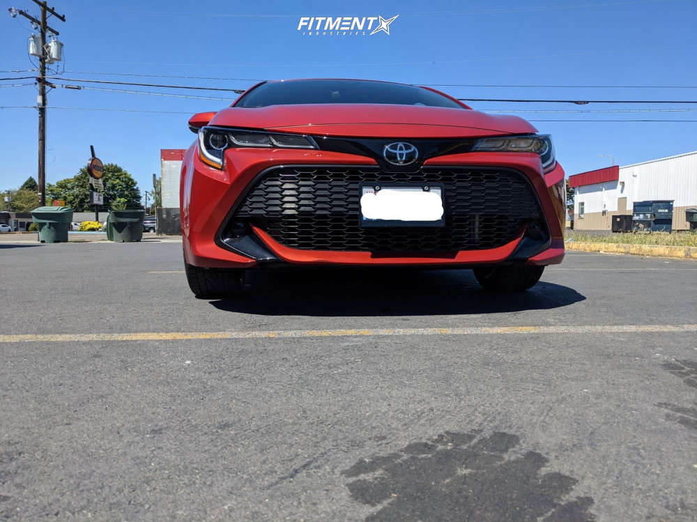 2019 Toyota Corolla SE with 18x8.5 Konig Hexaform and Continental ...